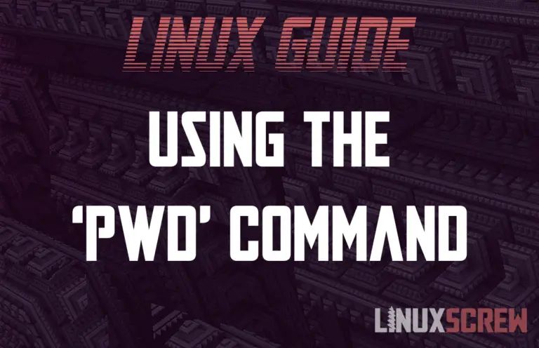 Using the 'pwd' Command in Linux, with Examples