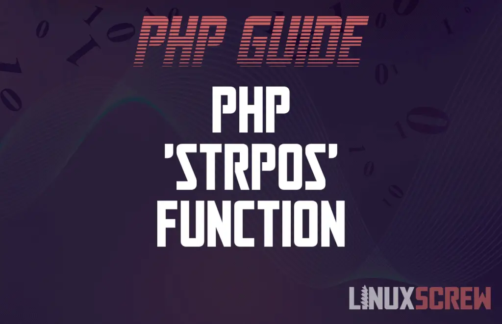 Php Strpos Function Check If A String Contains Another String 6105