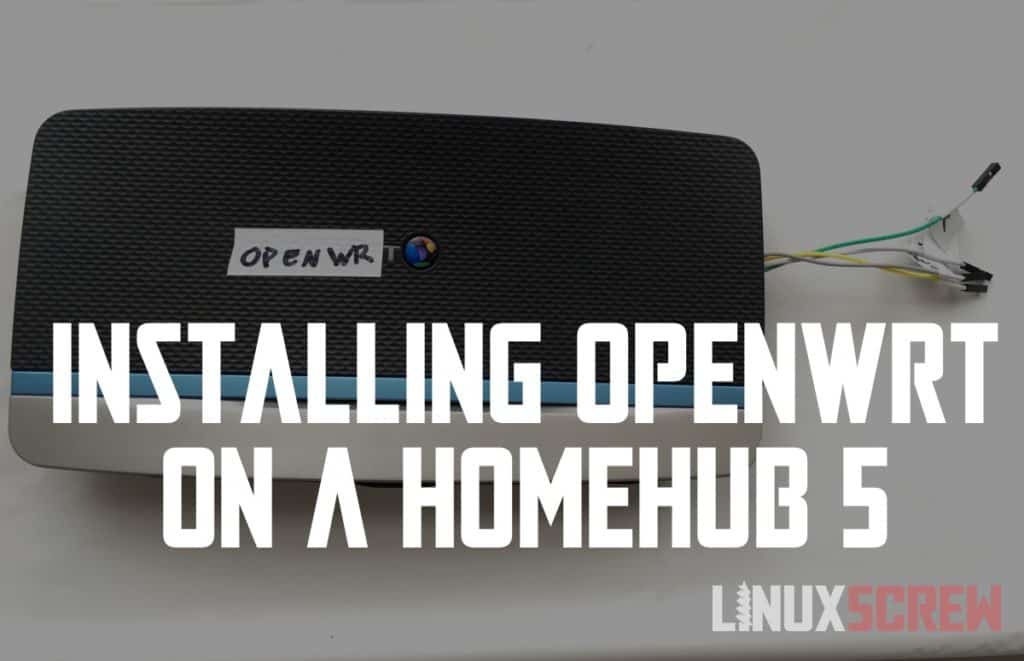 Installing OpenWrt on a BT HomeHub 5 (or Plusnet Hub One), Full ...