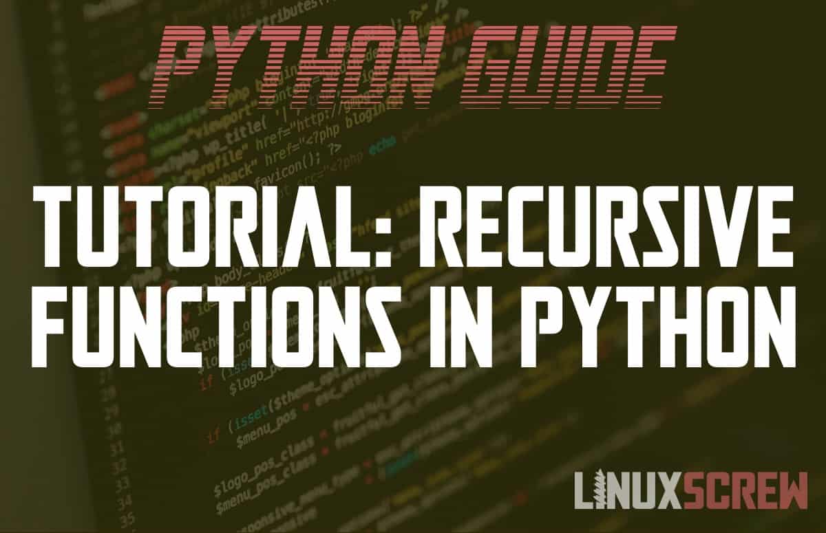 Using Recursion Recursive Functions In Python With Examples