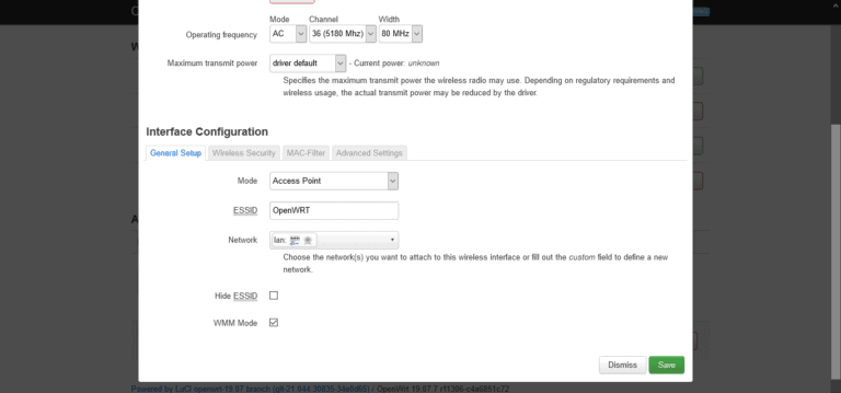 OpenWrt: Set up a Basic Network Including WiFi Bridge, IP Address, DHCP
