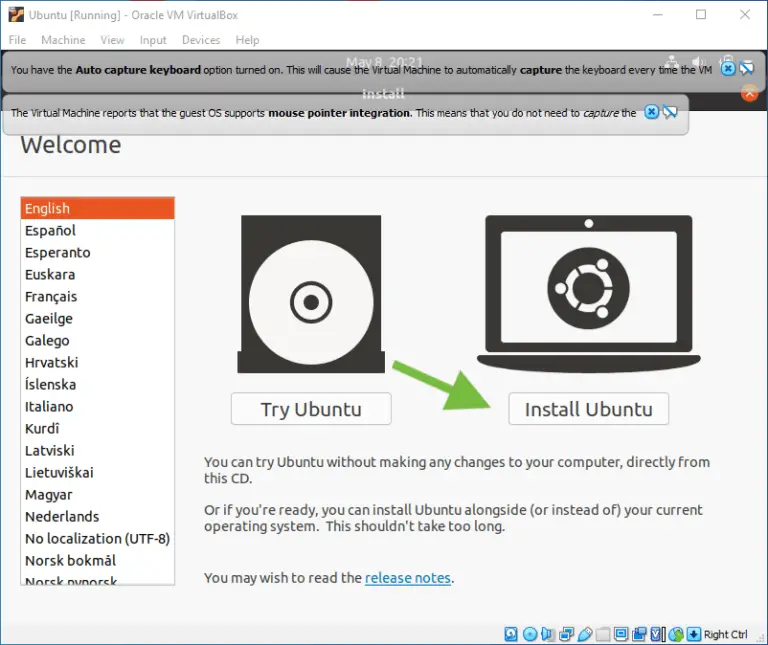 Running Ubuntu in VirtualBox on Windows/Mac [Tutorial]