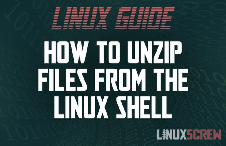How to Unzip Files in Linux with the unzip Command