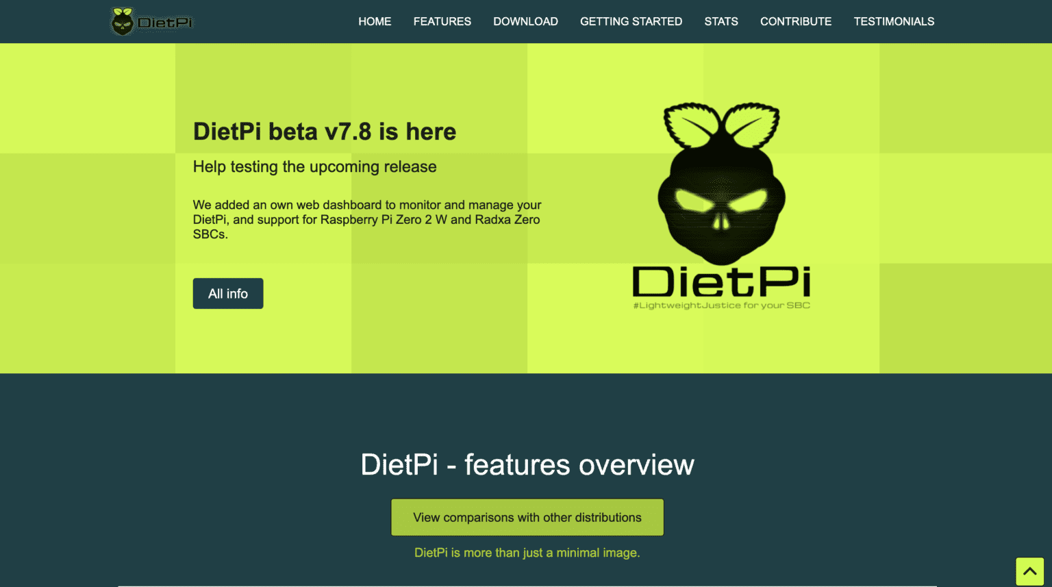DietPi - A lightweight Raspberry Pi OS Alternative