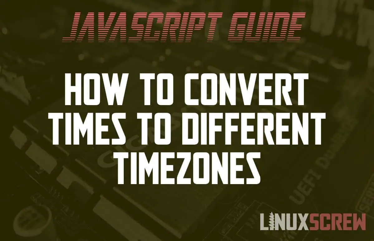 Current Time In Another Location Timezone JavaScript 