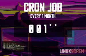 Cron Job Every 1 Month (Crontab)