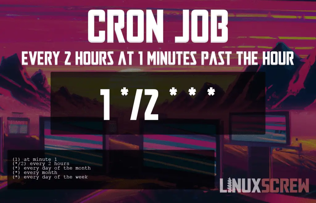 cron-job-every-2-hours-at-1-minutes-past-the-hour-crontab