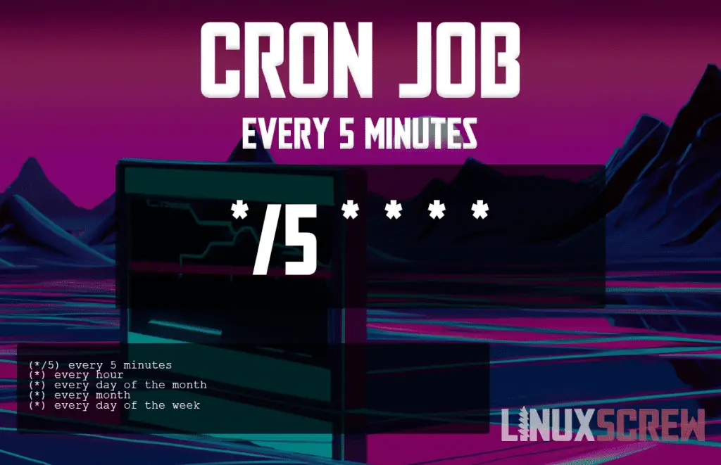 Cron Job Every 5 Minutes Crontab 