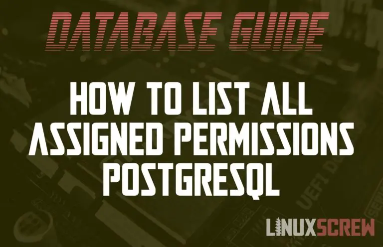 How to List All Users, Permissions, and Roles in PostgreSQL How to List All Users, Permissions, and Roles in PostgreSQL